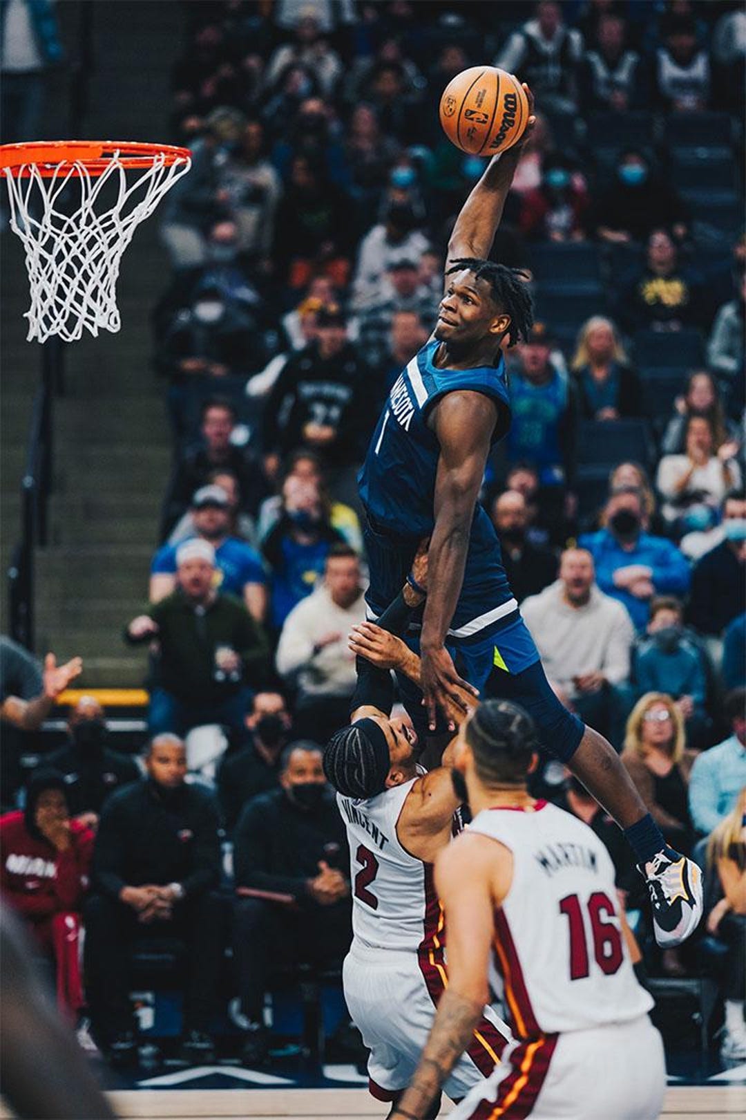 Anthony Edwards Poster – Minnesota NBA Star Wall Art 20x30 | Basketball ...