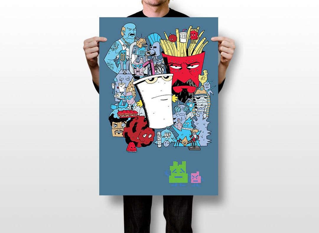 Aqua Teen Hunger Force Poster 20x30 – Adult Swim Cartoon Wall Art ...