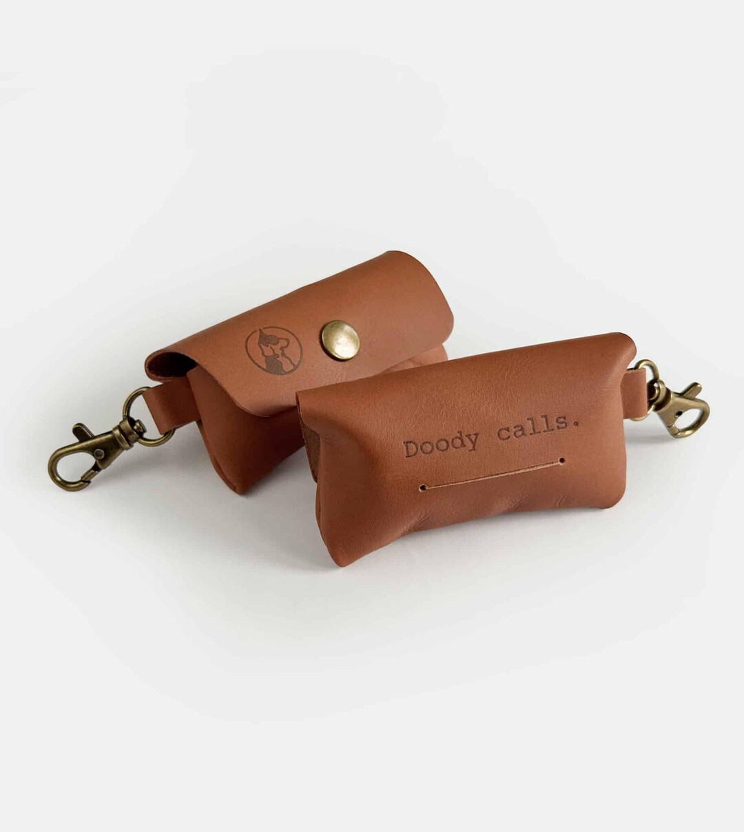 Doody Calls Leather Poop Bag Holder - Etsy