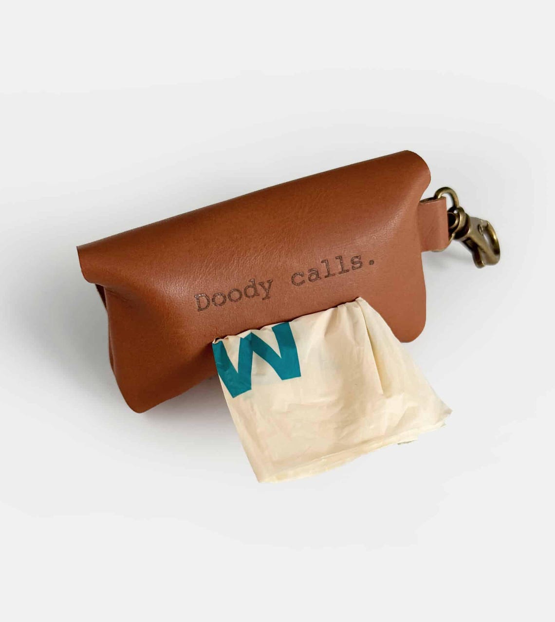 Doody Calls Leather Poop Bag Holder - Etsy