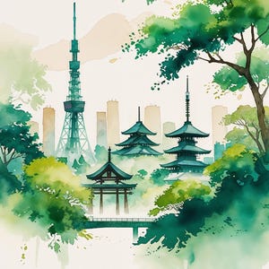 Tokyo Print Wall Art Digital Download | Travel Poster, Home Decor ...