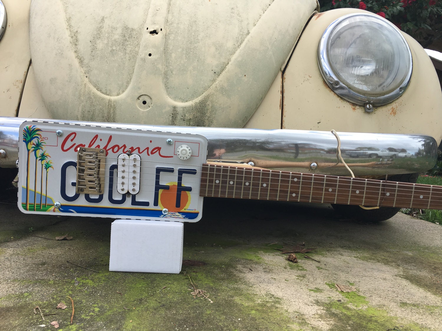 License Plate Guitar - Etsy