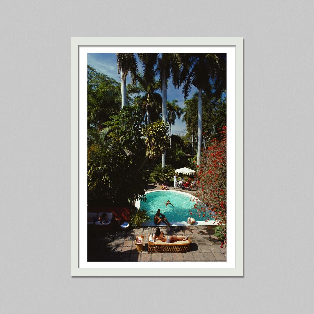 Mazatlan Mansion Slim Aaarons Wall Art , Slim Aarons Print , Slim ...