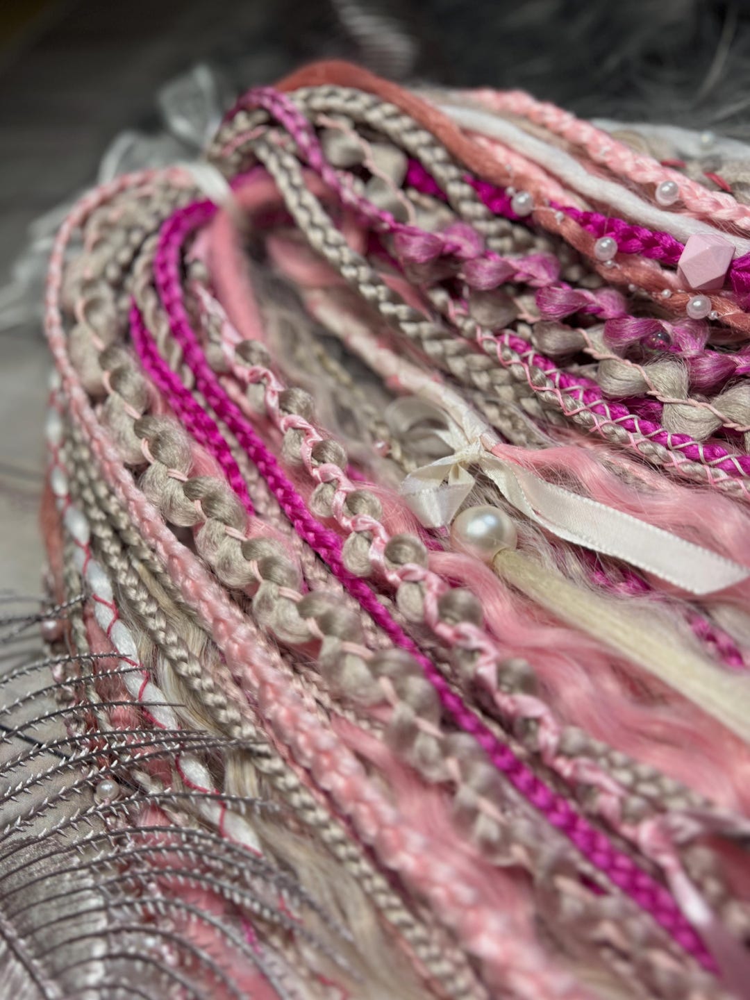 Boho Barbie Pink Hair Dreadlocks,locs,curls Braids,decorative Braids ...