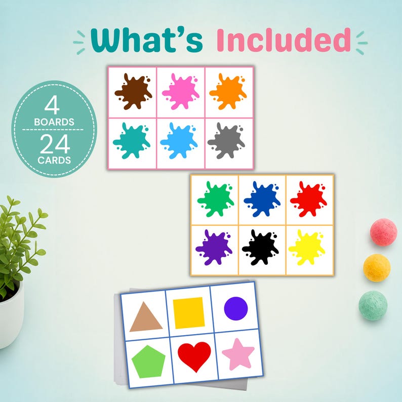 Colors&shape Matching Game Preschool Activities, Learn Shapes, Colors ...