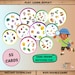 Animal Dobble Game Printable: Hand-drawn Matching Game (PDF Download A4 ...