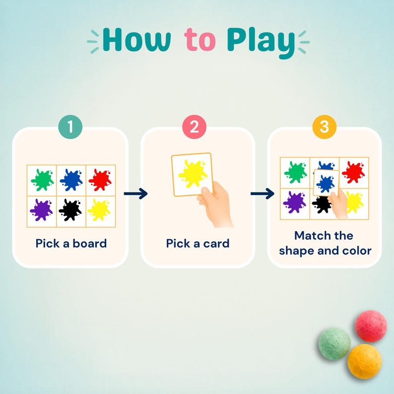 Colors&shape Matching Game Preschool Activities, Learn Shapes, Colors ...
