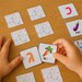 Hebrew Alphabet Memory Game: Montessori Learning Cards (PDF Download A4 ...