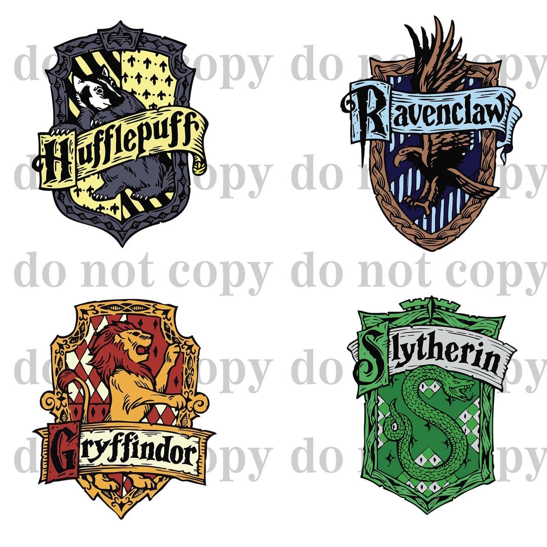 4 Hogwarts House Png Download, Wizarding House Png, HP Inspired Png ...