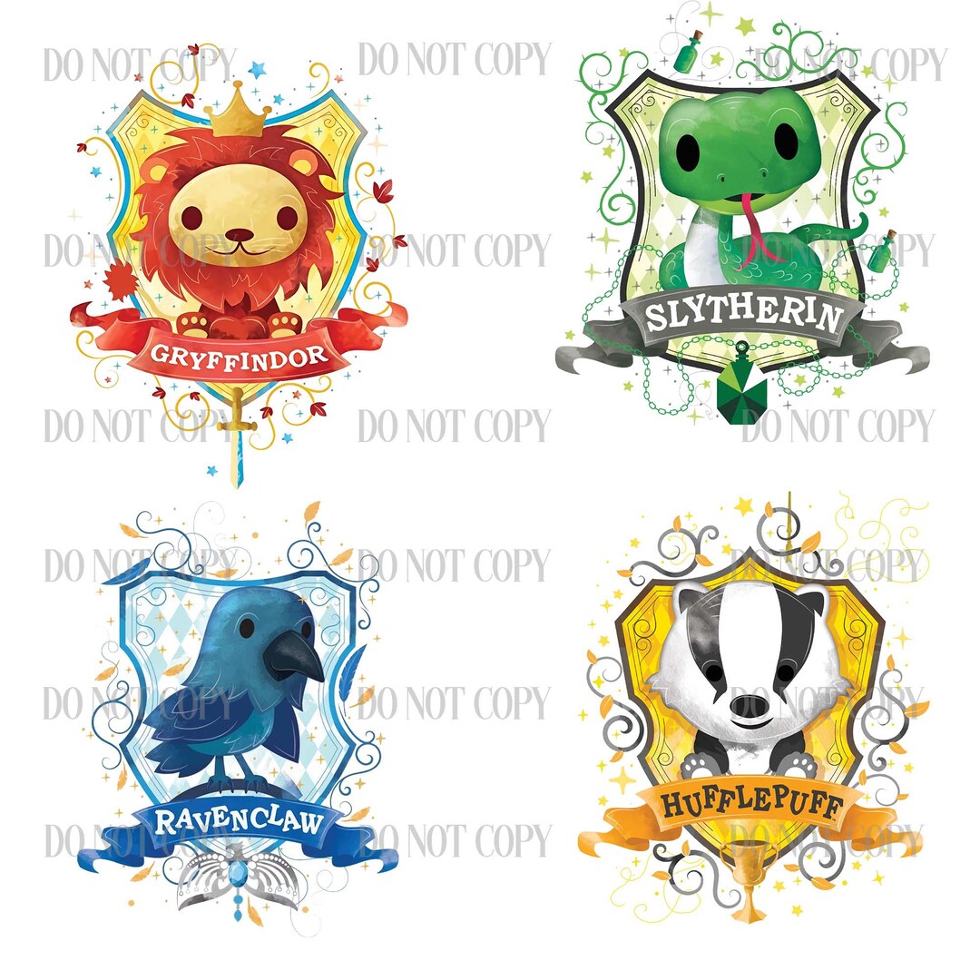 4 Hogwarts House Png Download, Wizarding House Png, HP Inspired Png ...