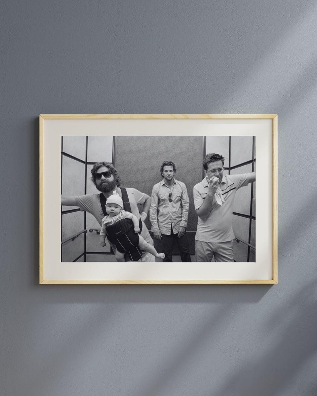 The Hangover Poster, Fan Poster, Black and White Wall Art, Vintage Wall ...