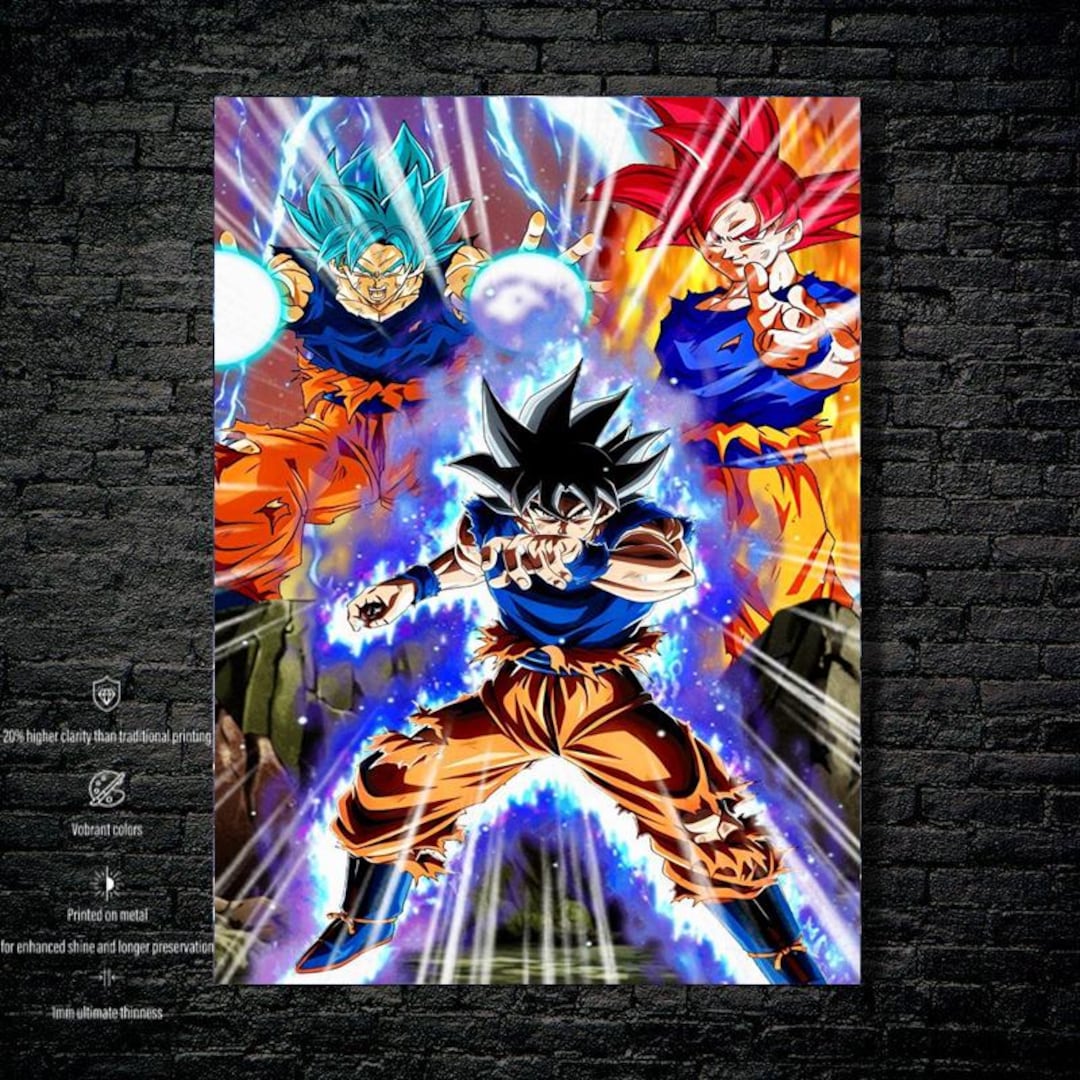 Dragon Ball Poster, Anime Metal Poster, Dragon Ball, Drawing Poster ...
