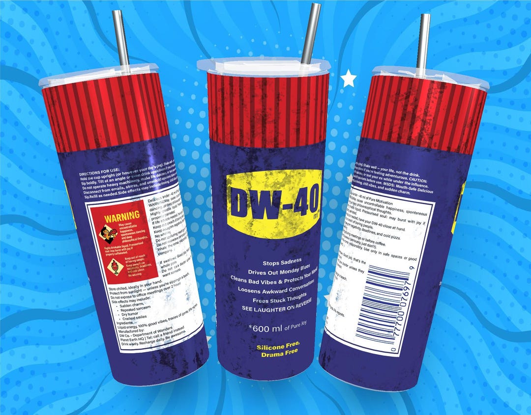 DW-40 Mechanic Tumbler PNG: 20 Oz Skinny Wrap (digital Download) - Etsy