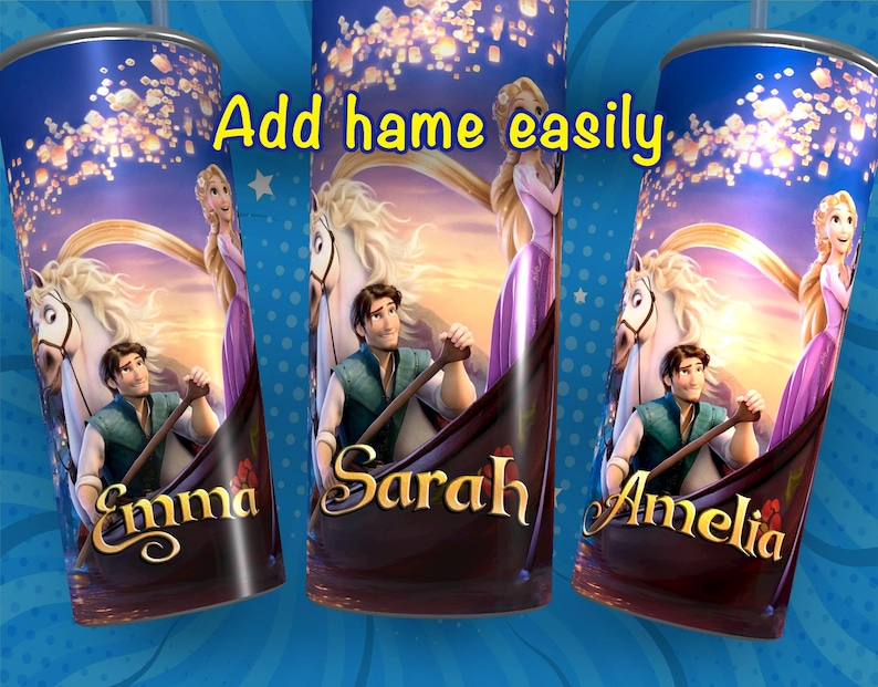 Rapunzel Princess Tumbler Wrap: Seamless Design (digital Download) - Etsy
