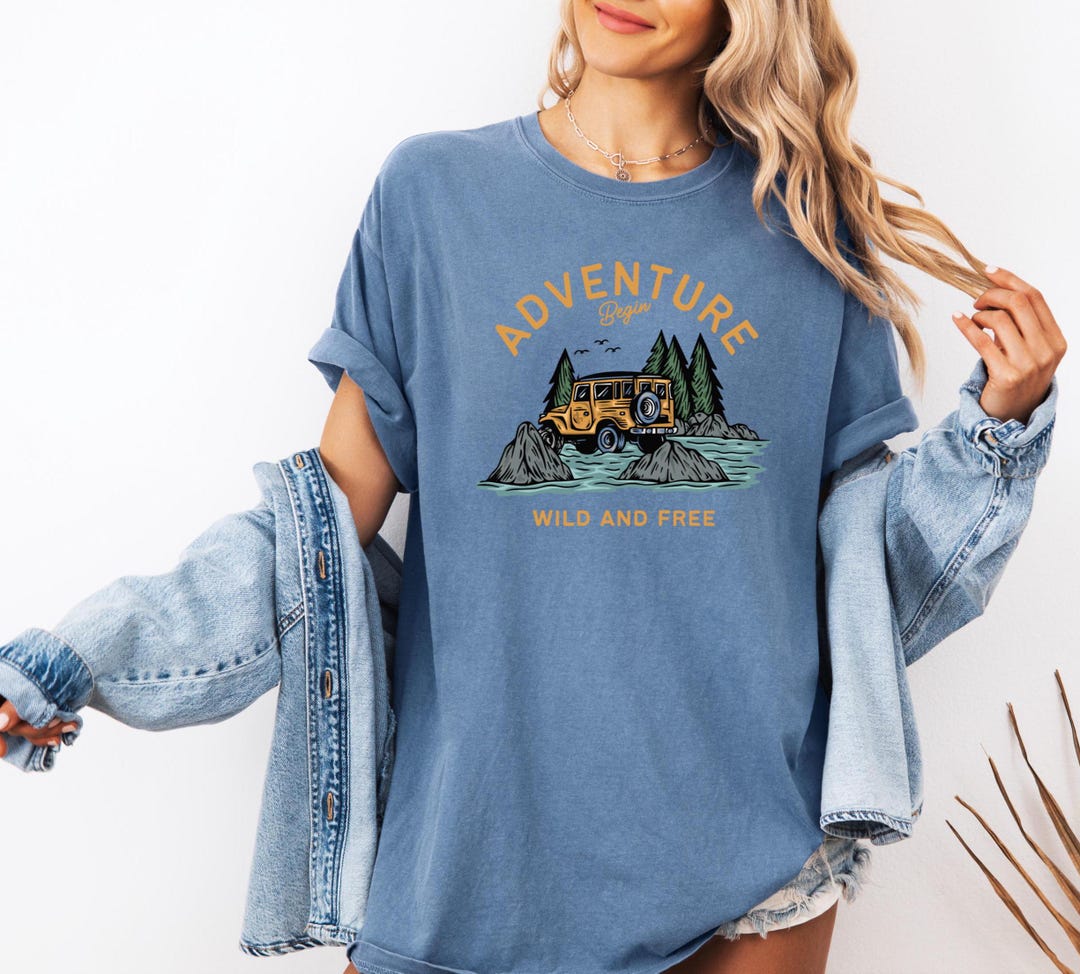 Adventure Shirt, Wild Shirt, Wild Tree Shirt, Camping Shirt, Camp Lover ...