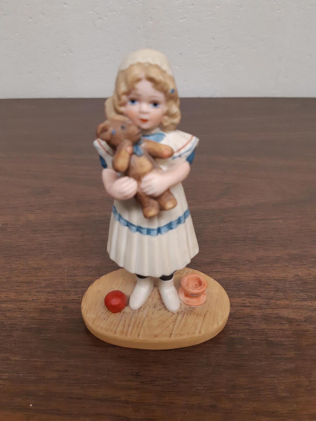 Charming Jan Hagara Limited Edition Figure of "anne" With Her Teddy ...