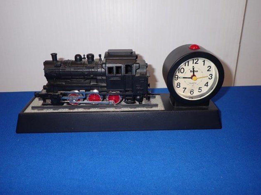 Bino Vintage Steam Engine Clock - Etsy