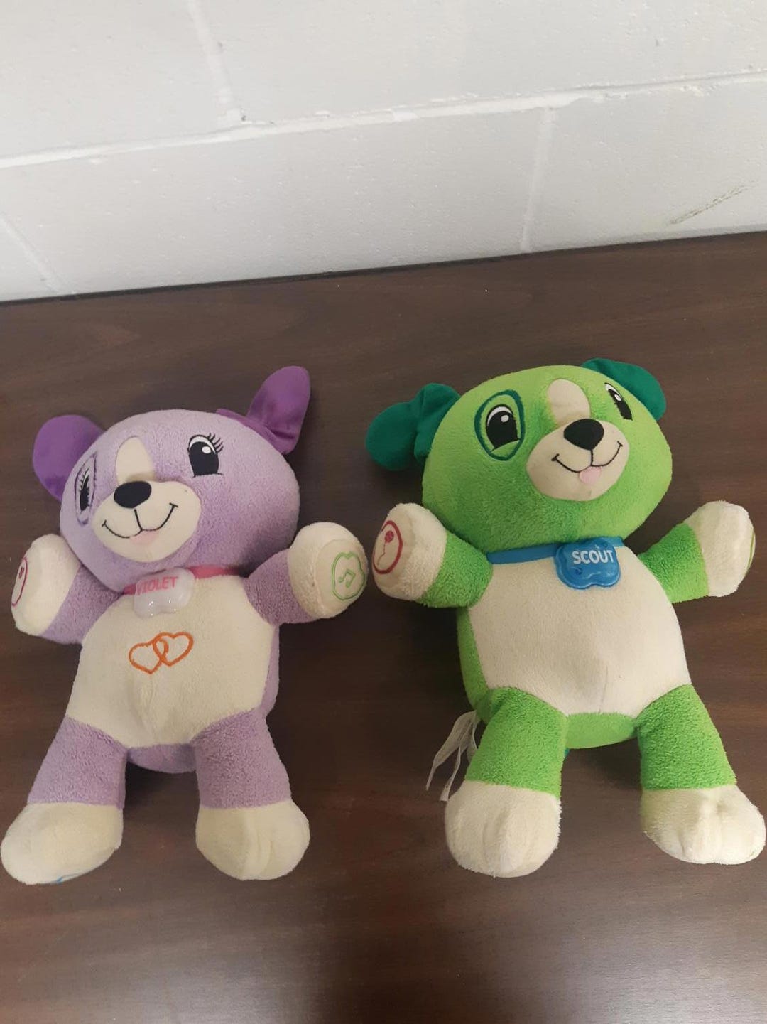 Leapfrog My Pal Violet & Scout Plush Toys - Interactive Learning ...