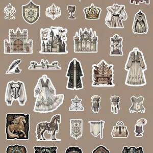 Castle-core, Castlecore Aesthetics, Castlecore Stickers, Medieval ...