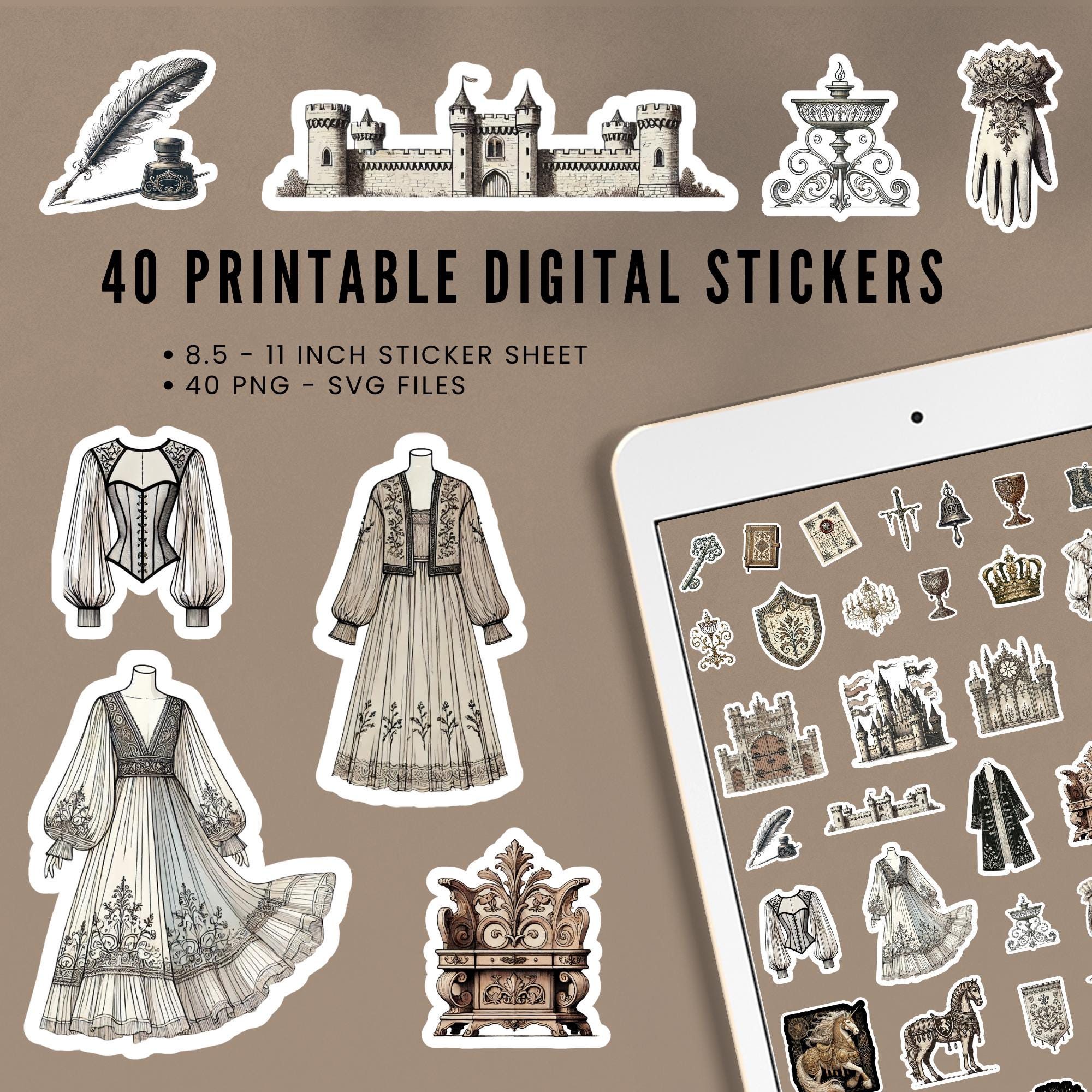 Castle-core, Castlecore Aesthetics, Castlecore Stickers, Medieval ...