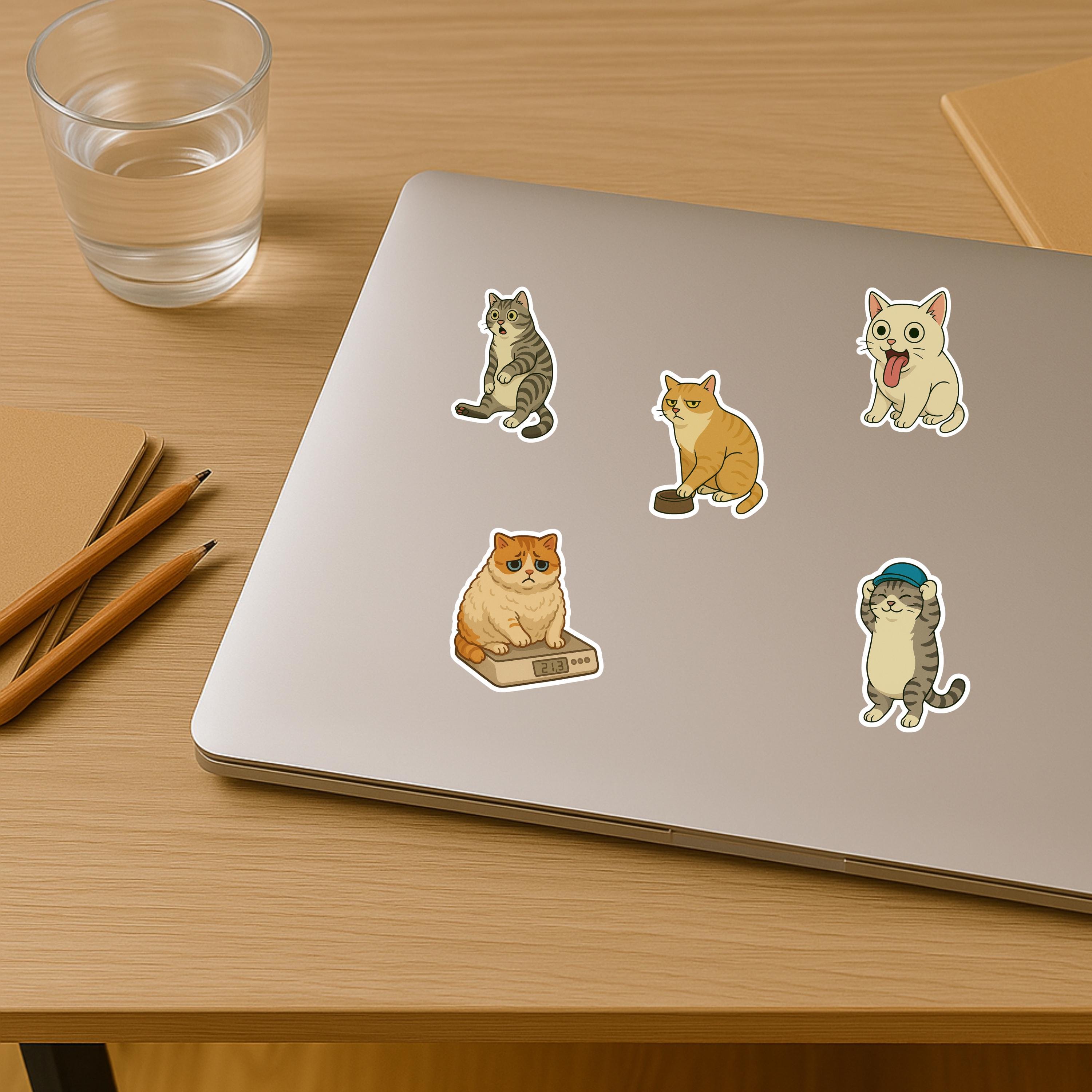 Funny Cat Meme PNG, Trend Cat Sticker Bundle, Cat Memes Emotes Sticker ...