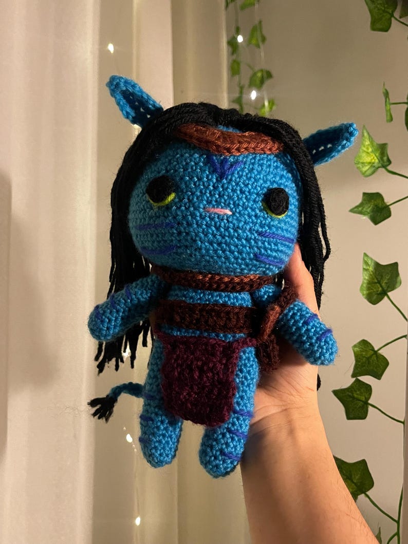 Neteyam Avatar Crochet Plushie tiktok Viral - Etsy