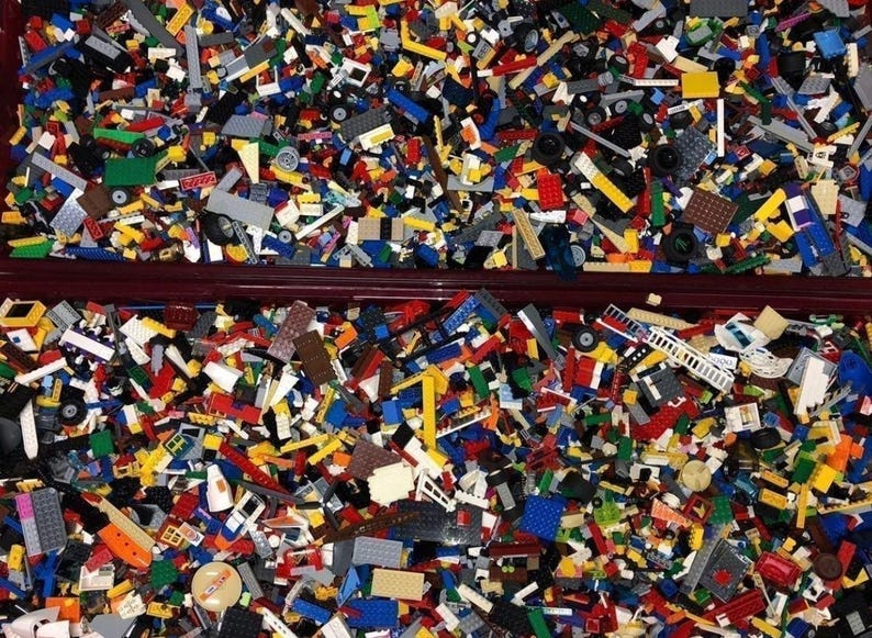 LEGO Bulk Parts & Pieces for MOCS, STEM, Classroom and Educational Play ...