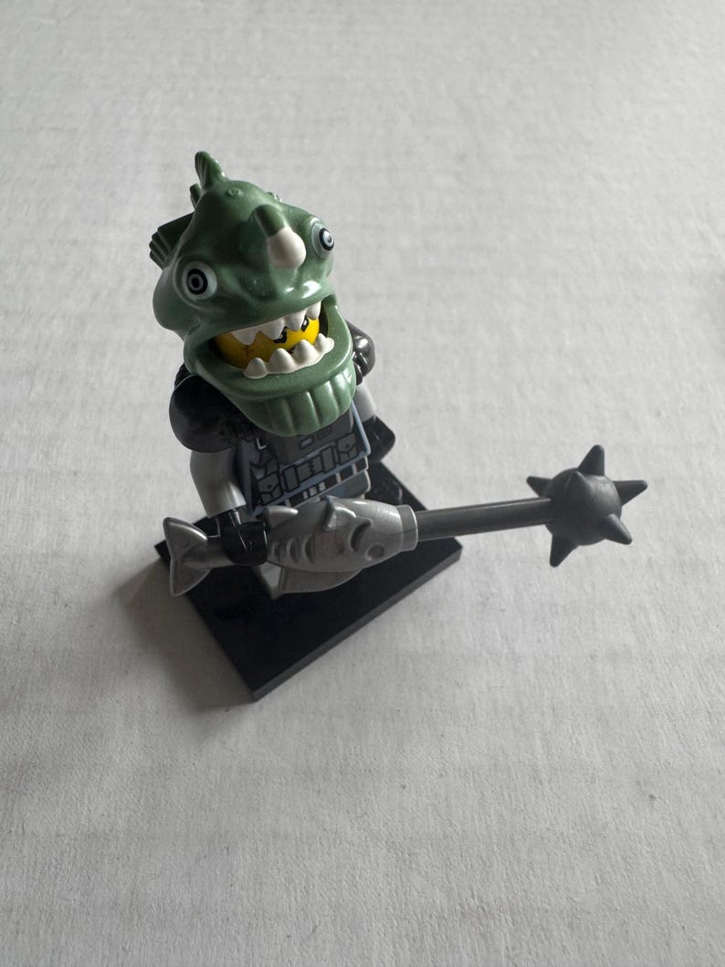 LEGO Ninjago Shark Army Angler Minifigure – CMF 71019 Figure 12 W/ Mace ...