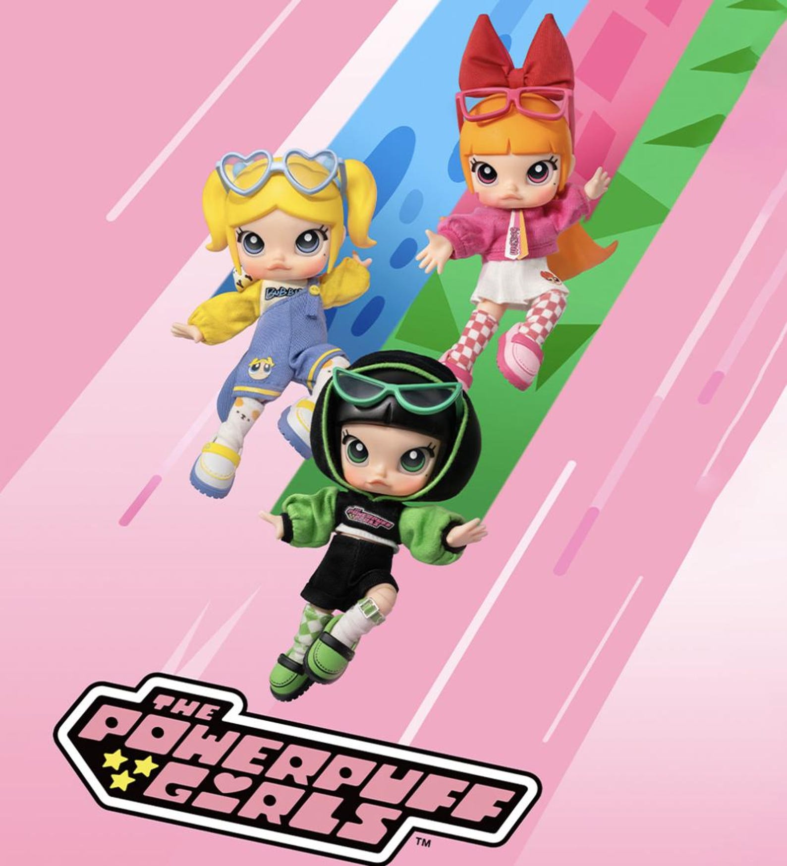 100% Powerpuff Action Figures X Popmart 3d Print Fan Art - Etsy