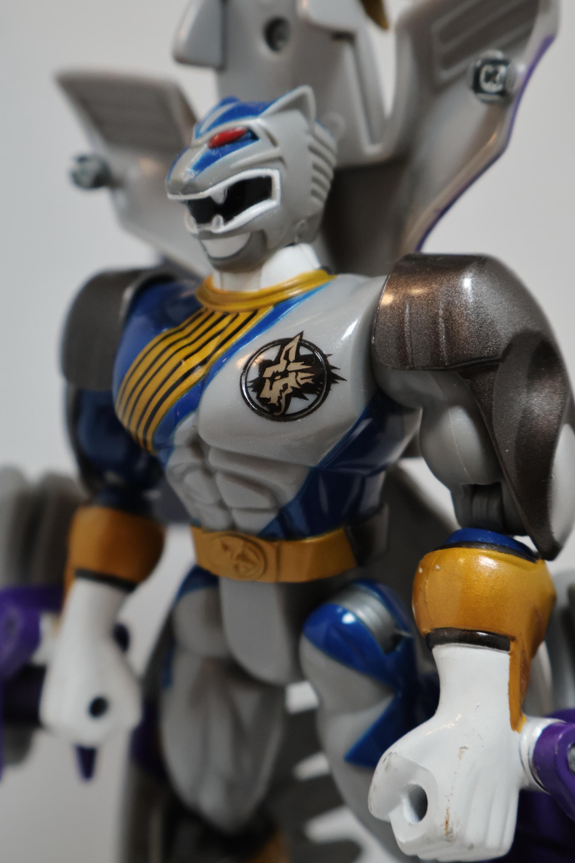 Power Rangers Wild Force Lunar Wolf Primal-morphin Action Figure 2002 ...