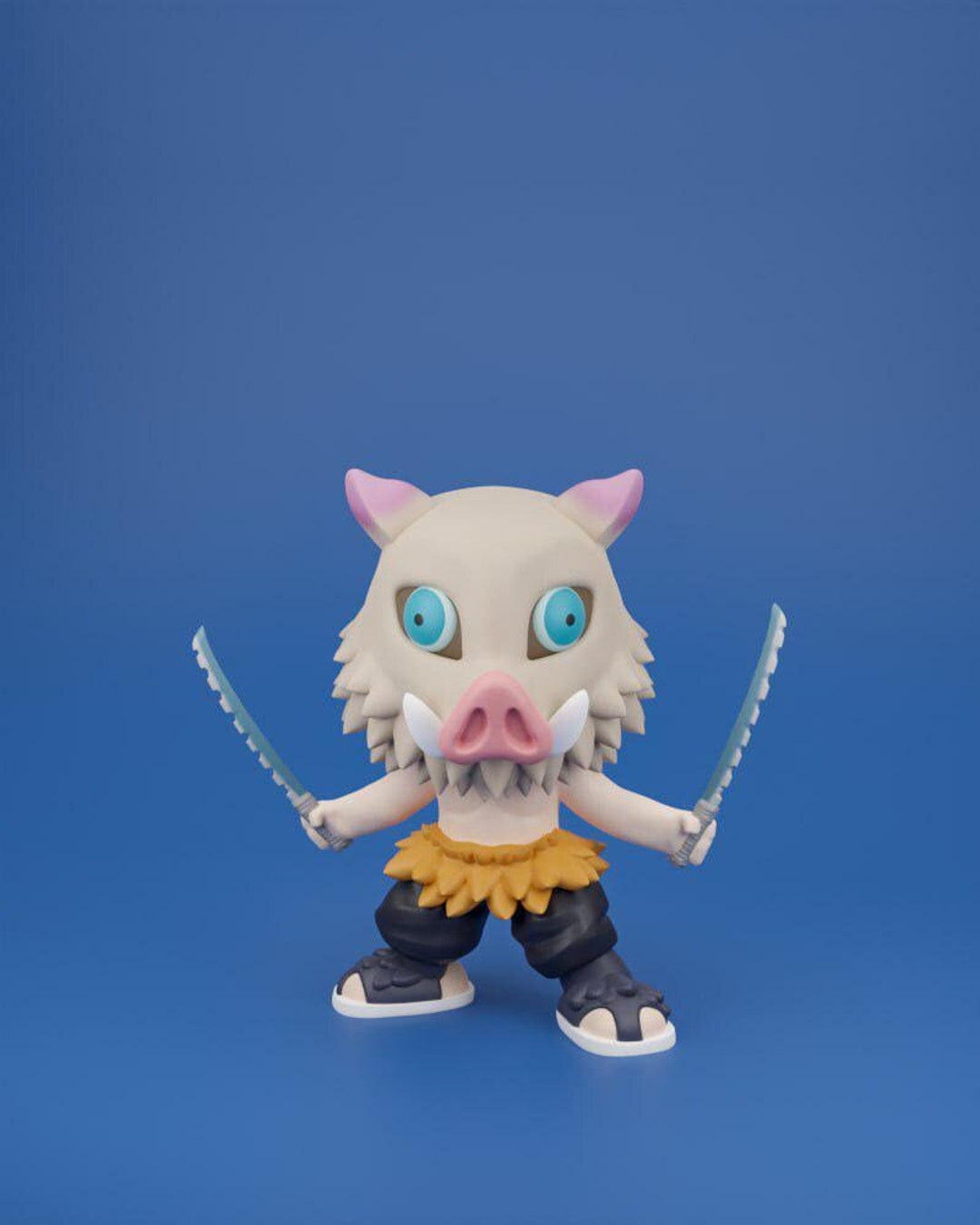 Inosuke Hashibira Demon Slayer Chibi 3d Print Files High Quality - Etsy