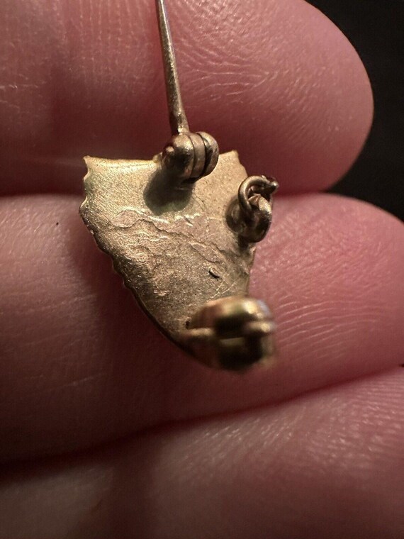 1966 USMA West Point Class Pin - 10k Gold Diamonds Pe… - Gem