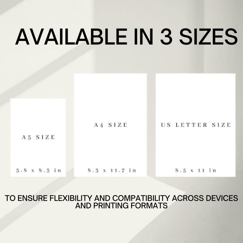 Daily Rating Tracker A4, A5 and US Letter Sizes Mood and Productivity ...