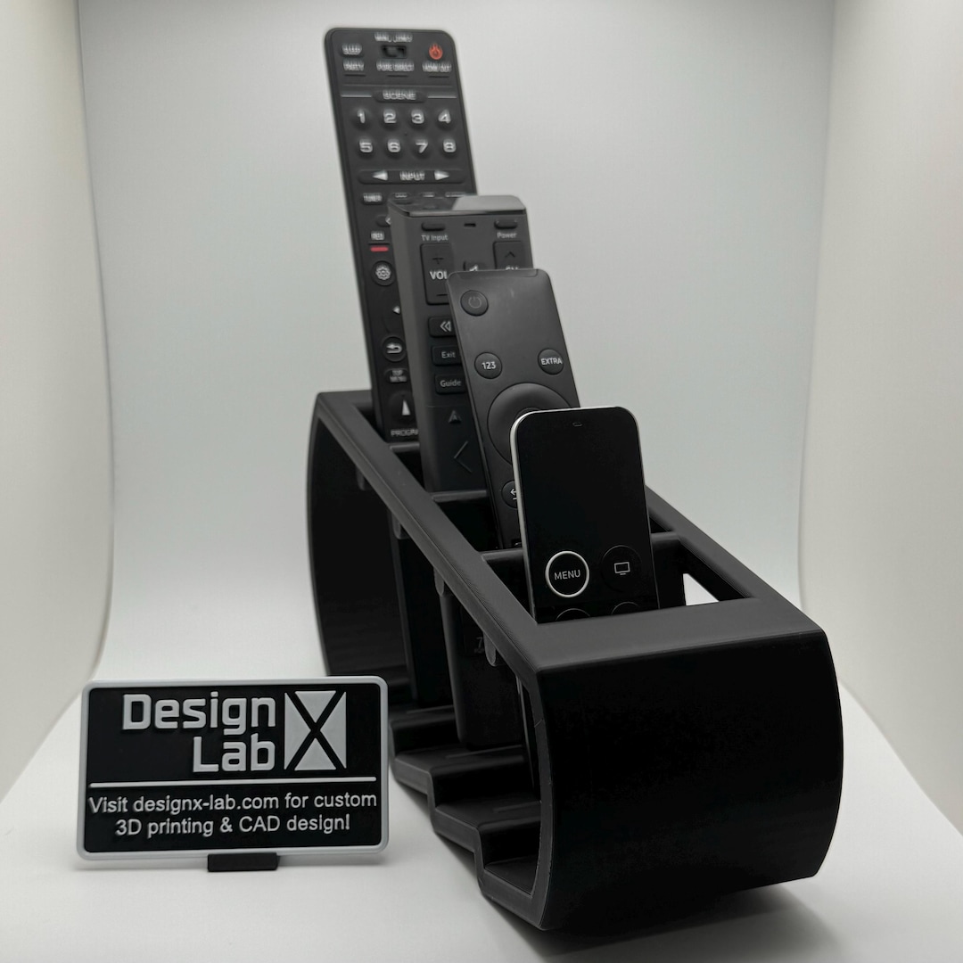 Modern 3D Printed TV Remote Control Holder – Stylish, Durable, and ...
