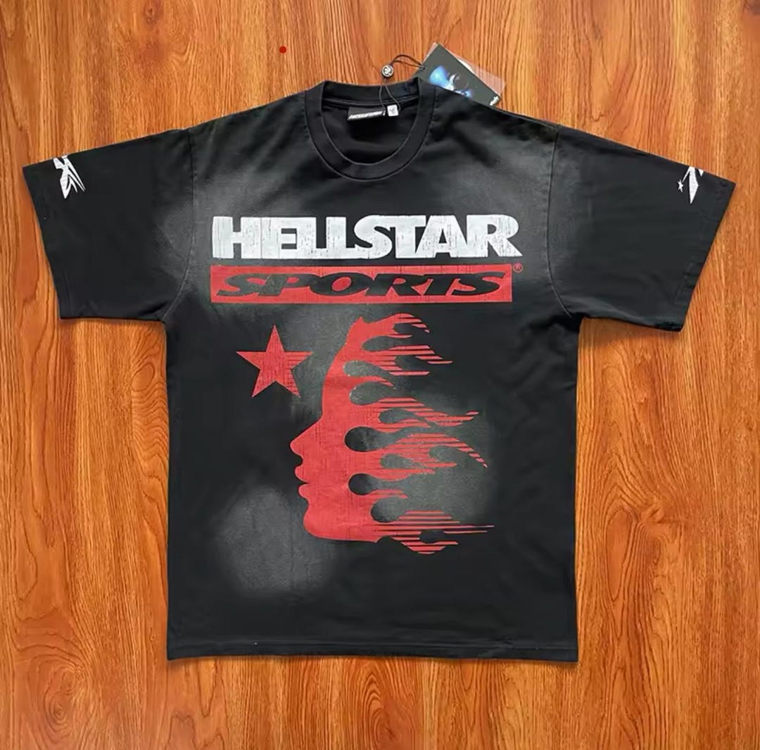 Unisex HELLSTAR T-shirt HELLSTAR SPORTS High Quality Designer ...