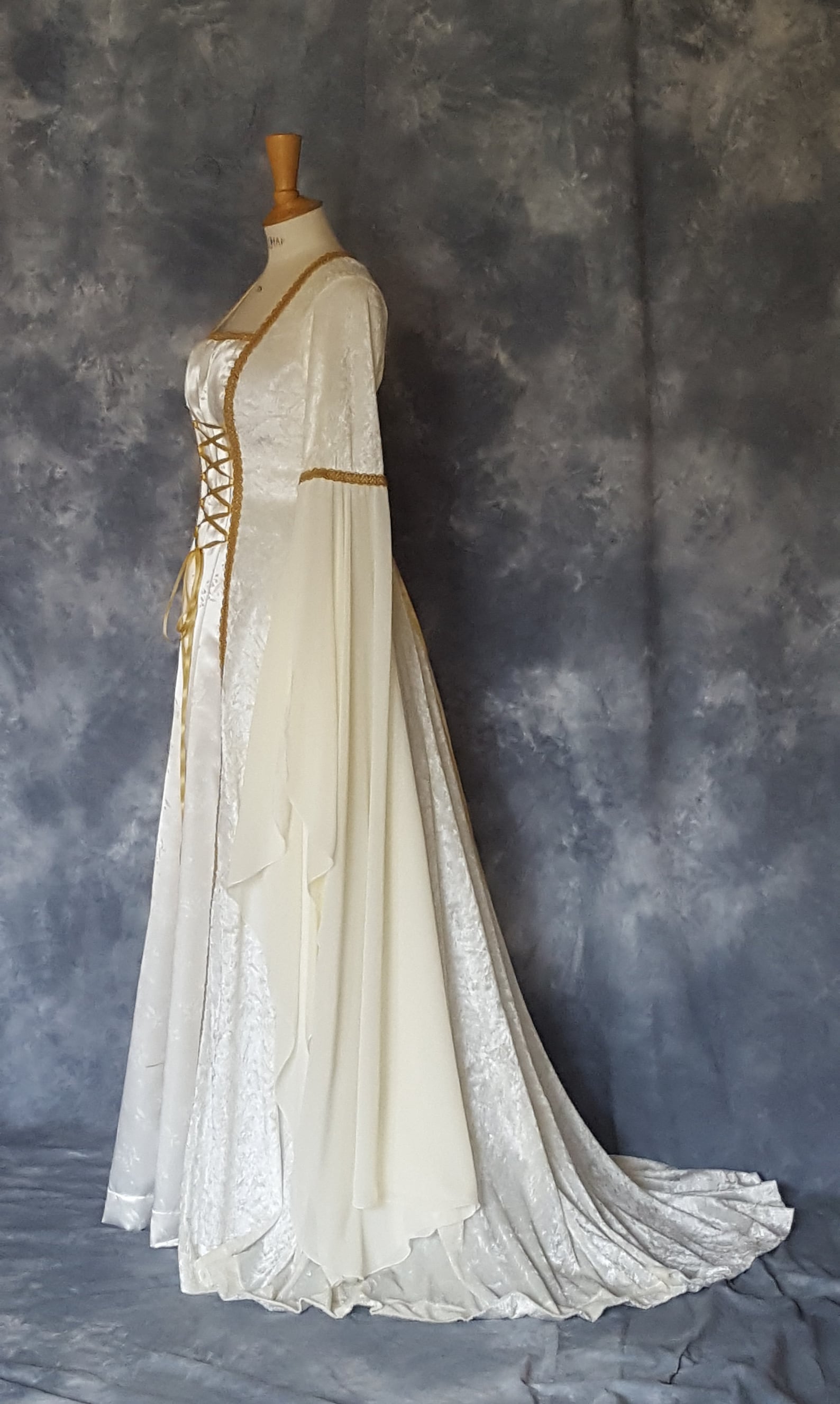 Renaissance Dress,medieval Wedding Gown,elvish Wedding Dress,robe ...