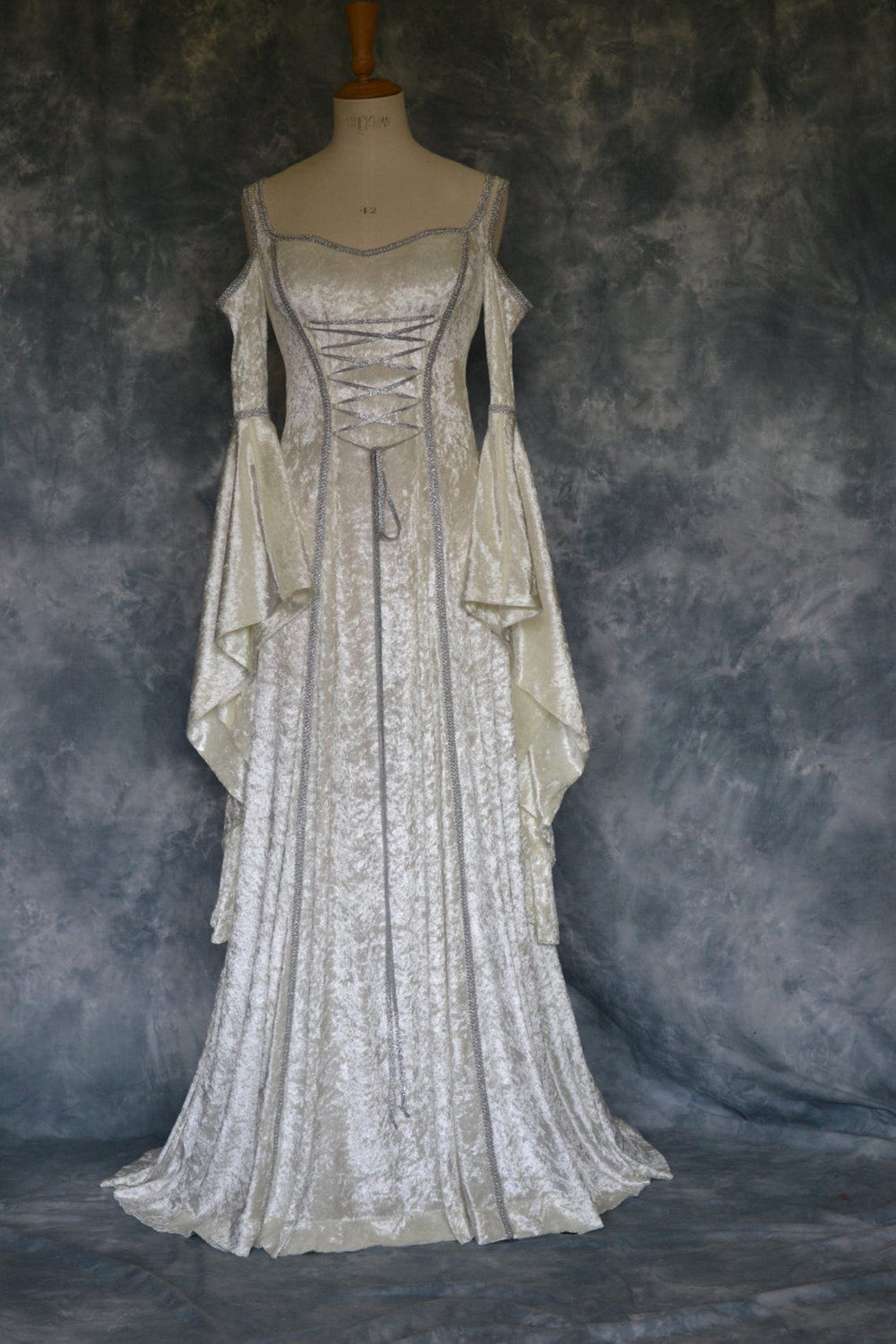 Medieval Wedding Dress Renaissance Gown Elvish Wedding - Etsy