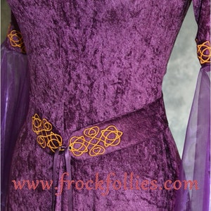 Bella, a Medieval, Pre-raphaelite, Celtic, Renaissance, Pagan Gown ...