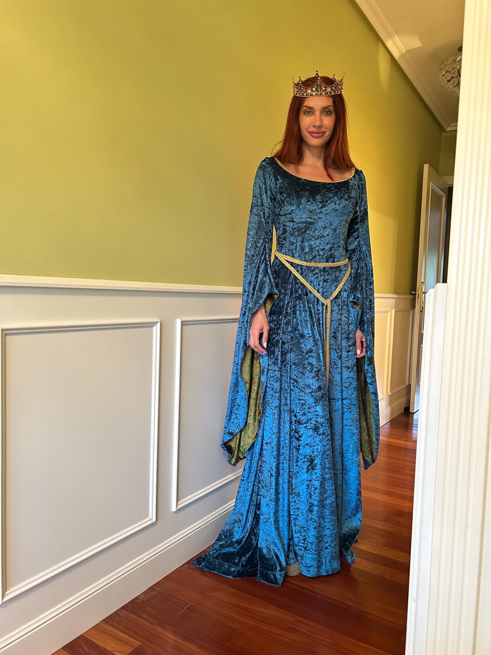 Ellen an Elegant Medieval Elvish Pre- Raphaelite Style Dress - Etsy