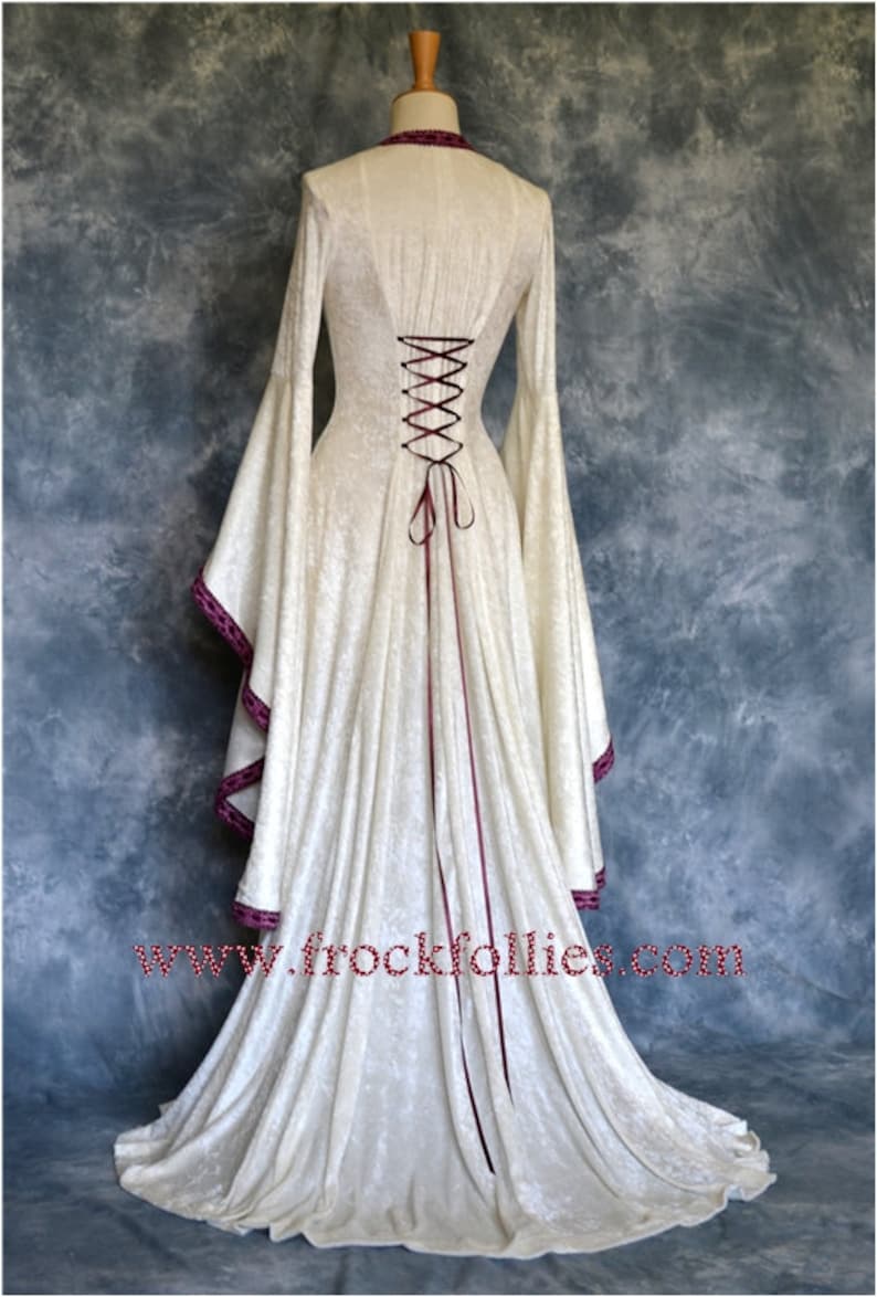 Renaissance Gown Medieval Wedding Dress Elvish Wedding - Etsy