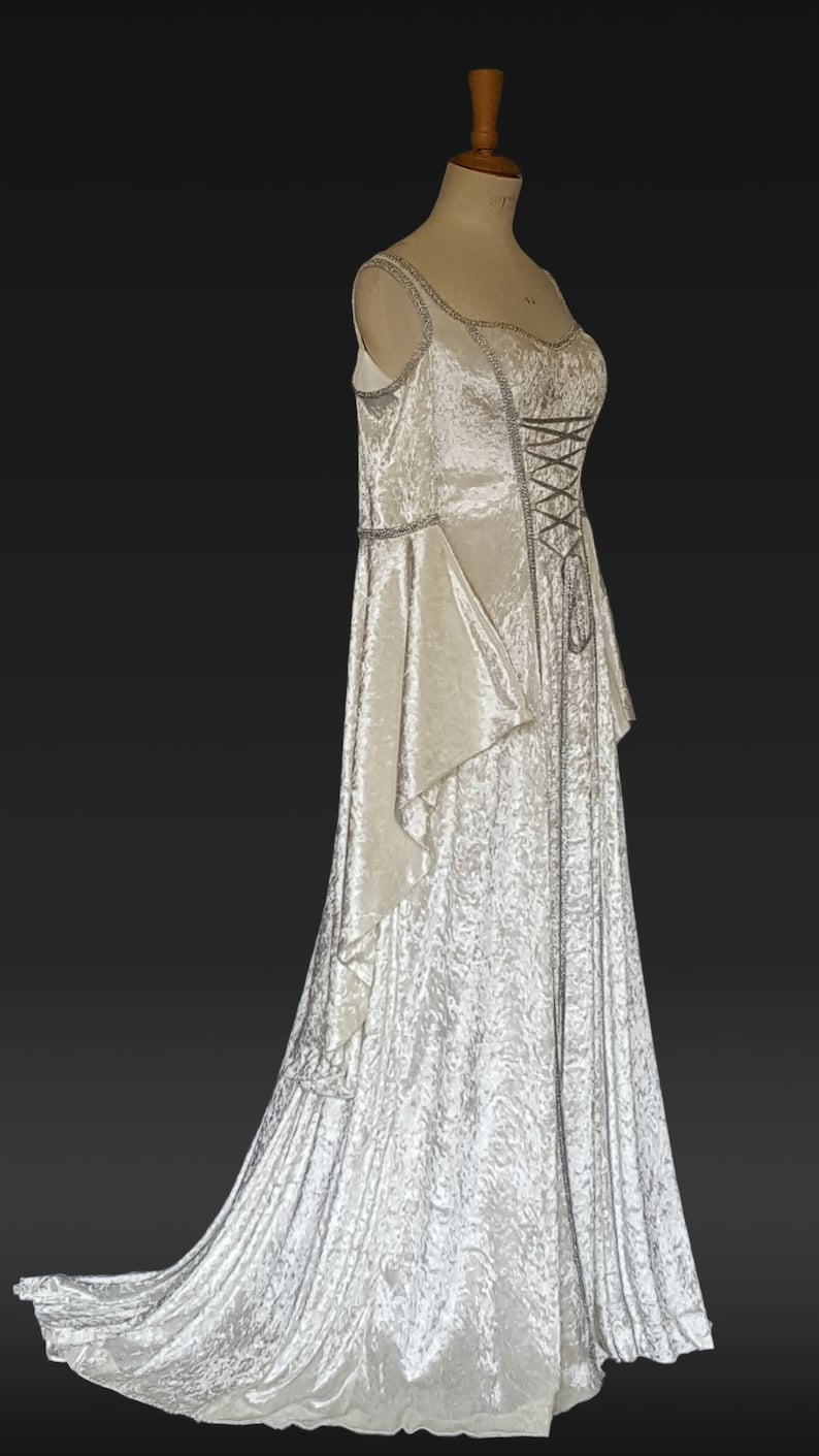 Medieval Wedding Dress Renaissance Gown Elvish Wedding - Etsy