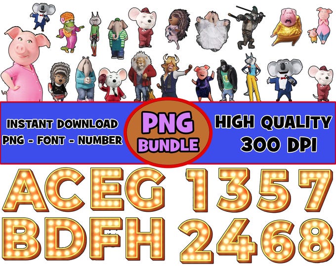 Sing Cutouts/ Custom Characters / Party Props/ Cutouts/frozen/custom ...