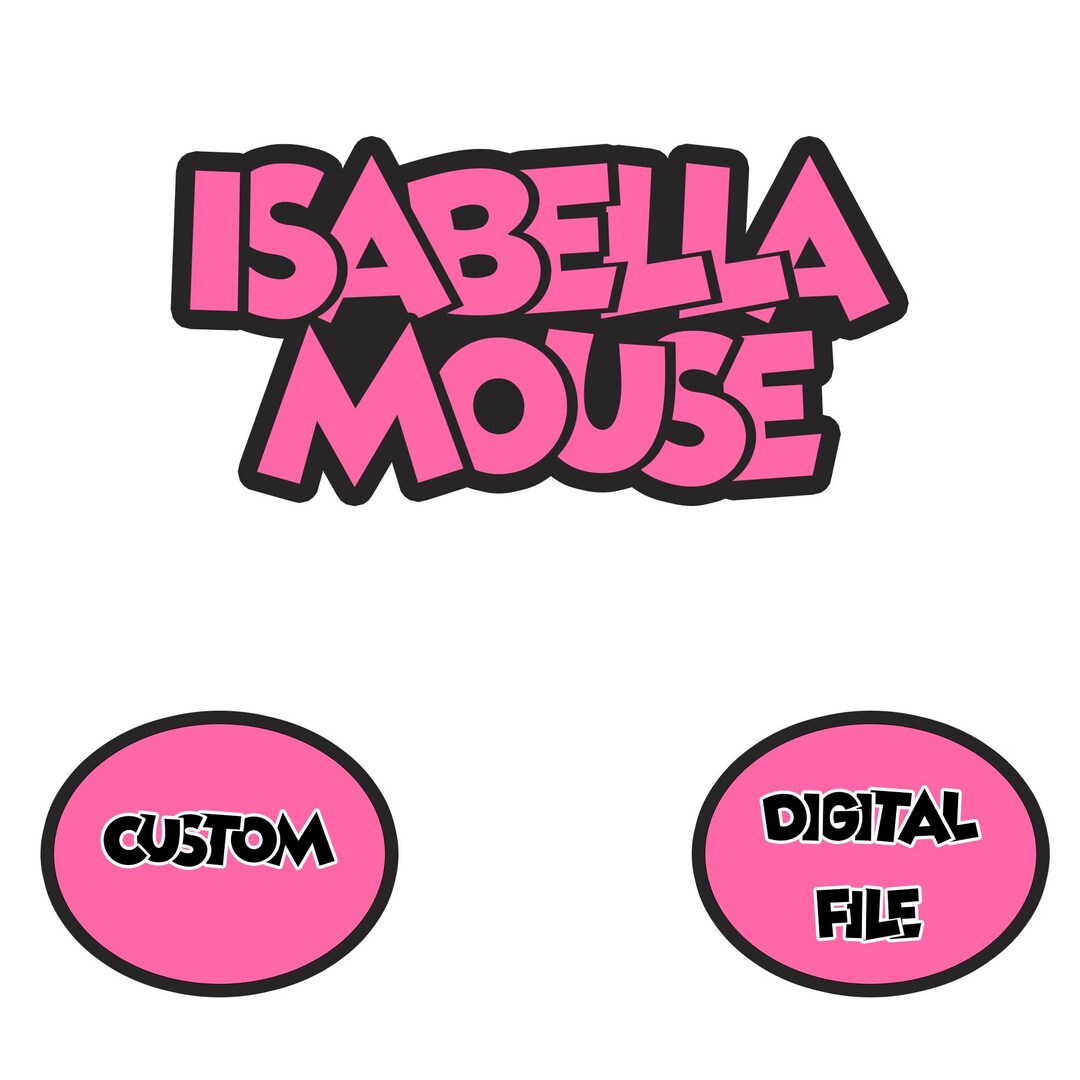 Minnie Mouse Custom Name, Minnie Mouse Name Logo, Minnie Mouse Birthday ...