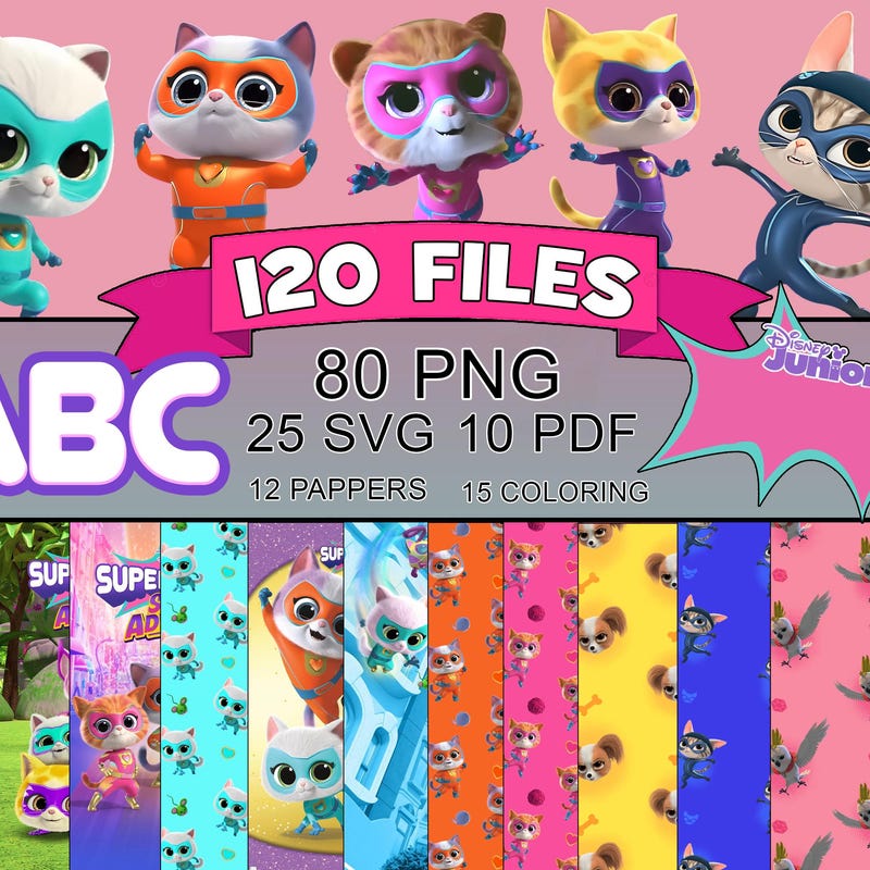 Super Kitty Birthday 3 - Etsy