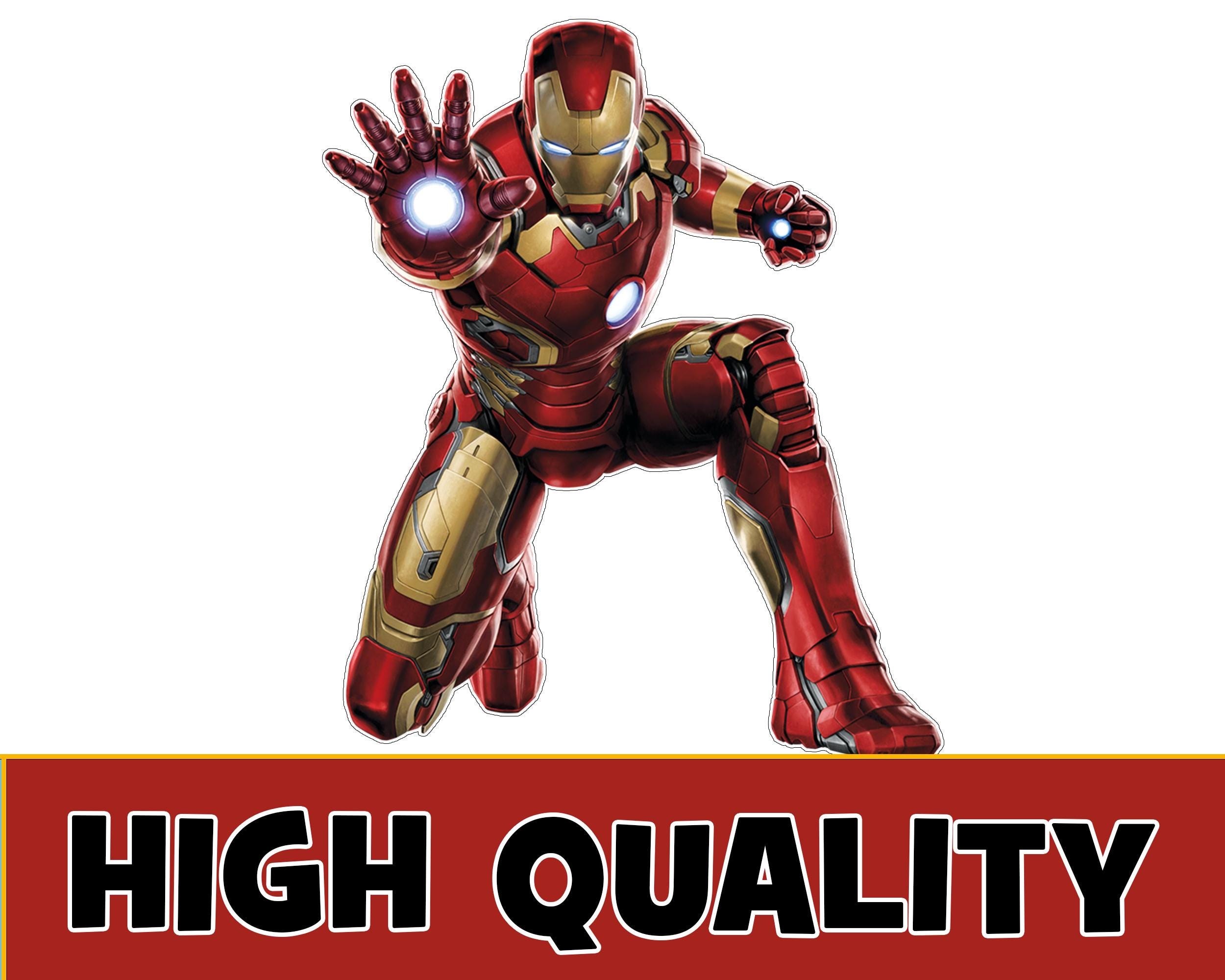 Iron Man PNG Bundle: Font, Alphabet, Numbers (digital File) - Etsy