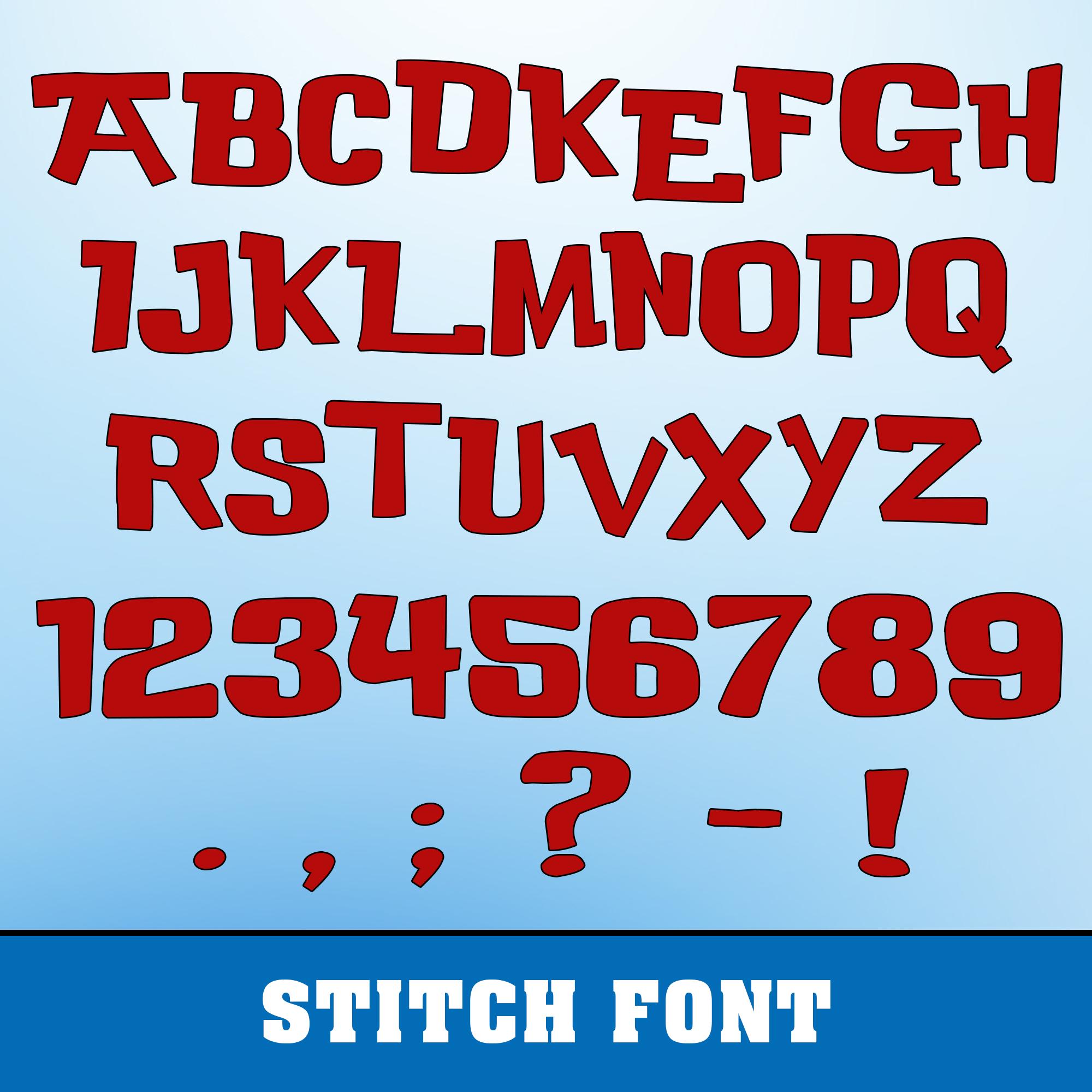 Lilo & Stitch PNG Bundle: Font, Alphabet, Numbers (digital File 3x3 ...