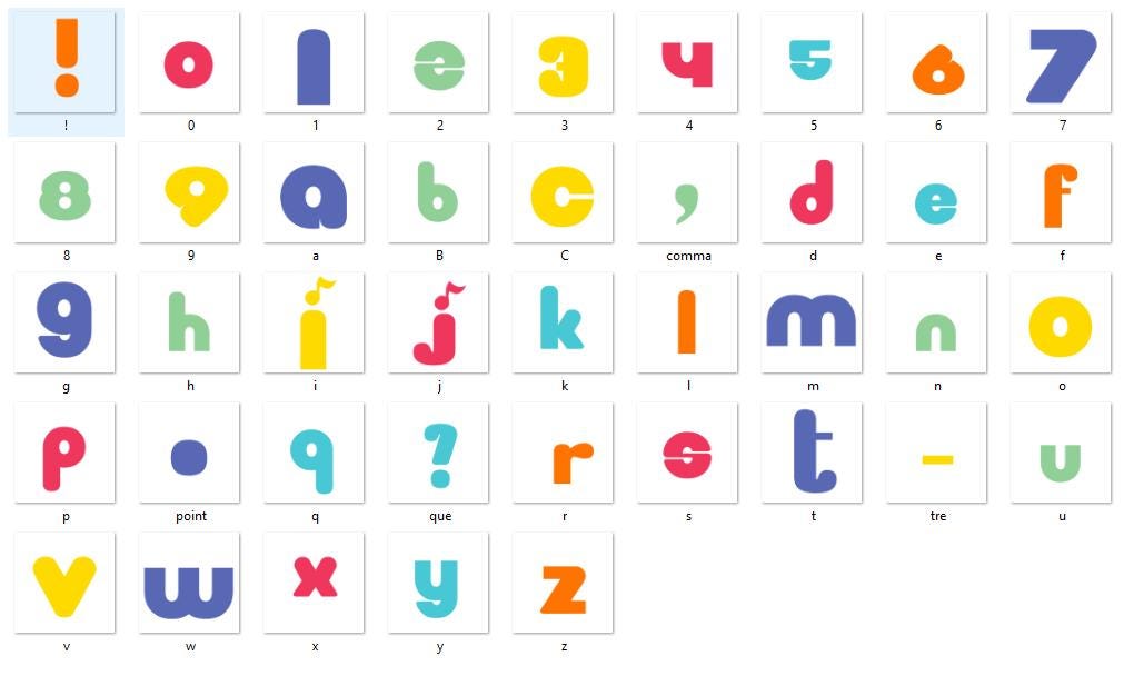 Canticos PNG Bundle: Alphabet, Numbers, Birthday Designs (digital File ...