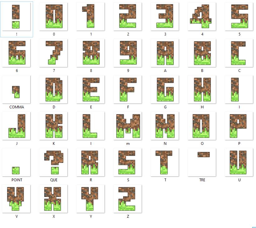 Pixel Video Game Alphabet Font PNG: Birthday Numbers (digital Download ...