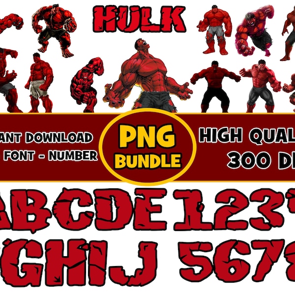 Hulk Clipart - Etsy