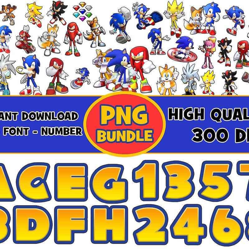 Sonic 3 Font - Etsy